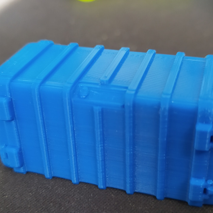 3D Printable Futuristic Crate v3 by Canna Chris