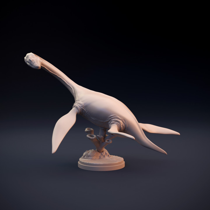 3D Printable Plesiosaurus by Dino and Dog