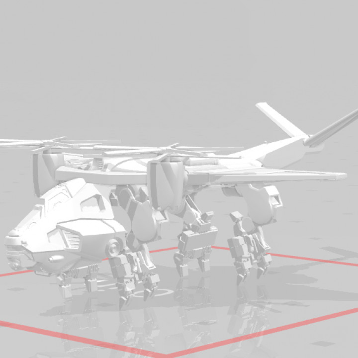 3D Printable Tonbo Superheavy VTOL Carrier by Daedalus