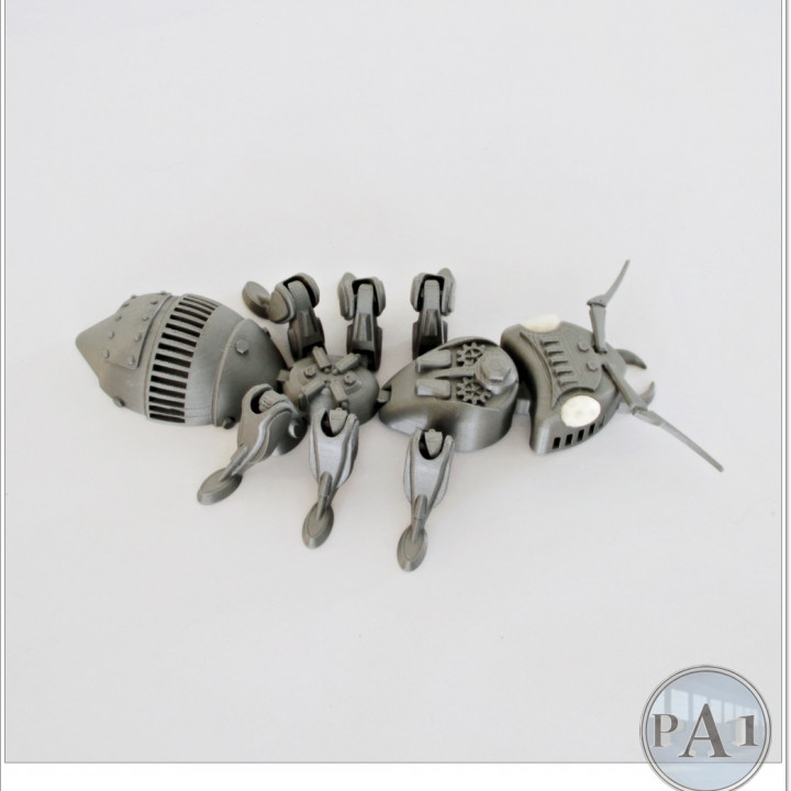 3D Printable Articulated Ant Robot (Huge!) by PA1