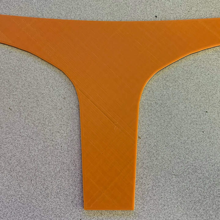 3D Printable Visor Flat Pattern by Rodney