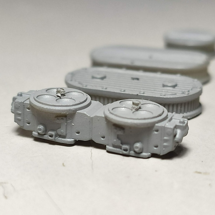 3D Printable DUAL CARBURETOR SET WITH FILTERS FOR 572 ENGINE 1-24TH by ...