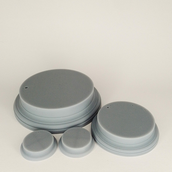 3D Print of Base 10 - Round Diorama Base by GerardFG-3DPrints