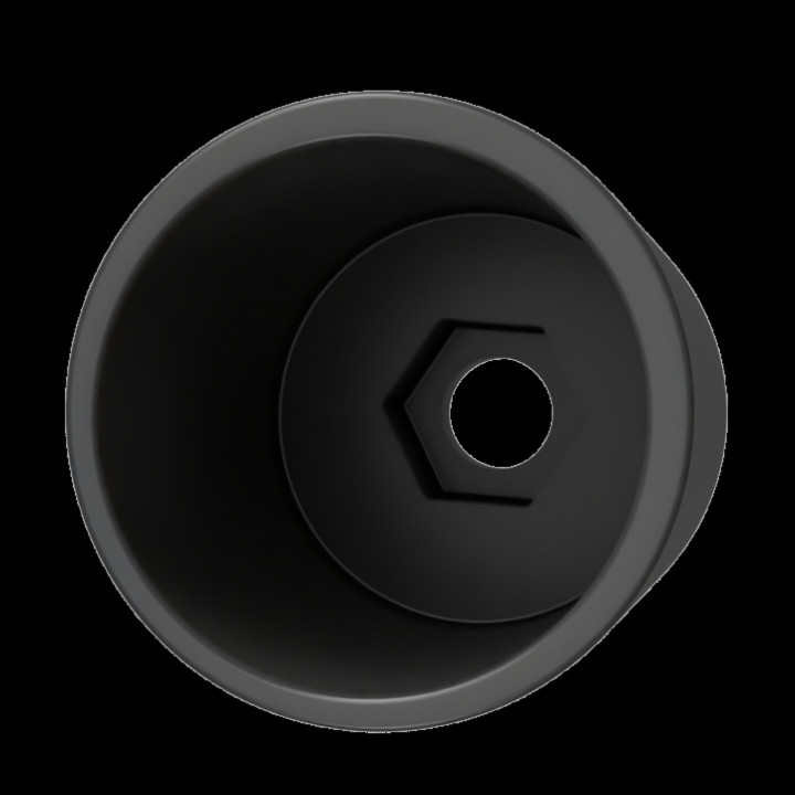 3D Printable Ferox Fabrication Hobby Paint Shaker 30mm Inside Diameter ...