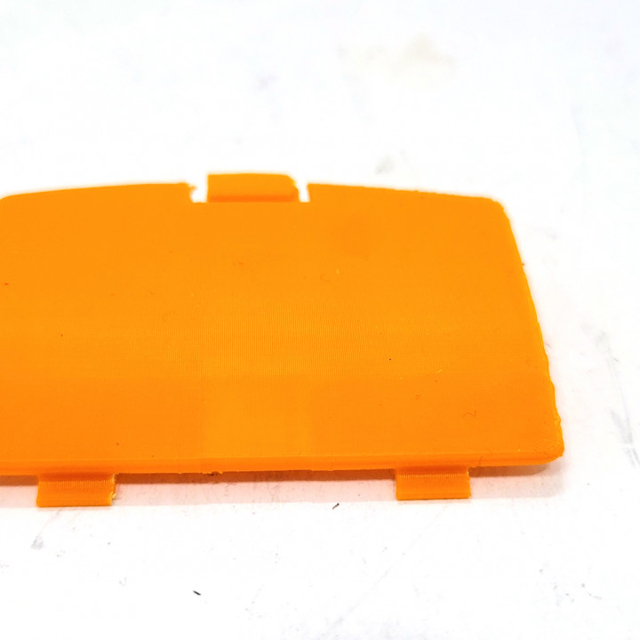 3D Printable Gameboy Color (GBC) Battery Cover Replacement by Mike S