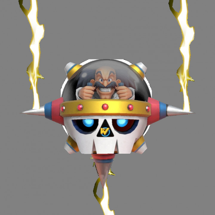 3D Printable Wily Capsule - Dr. Wily by Printing Enthusiast