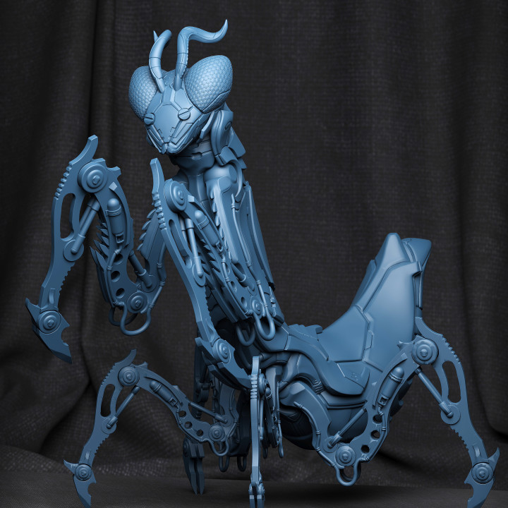 3D Printable Robo-Mantis by Creature Armory