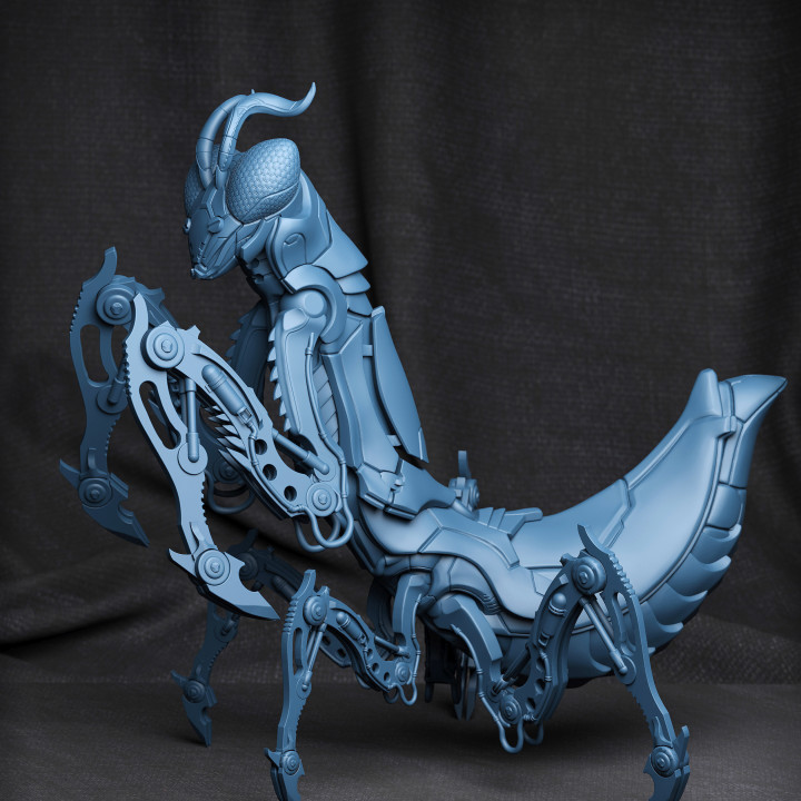 3D Printable Robo-Mantis by Creature Armory