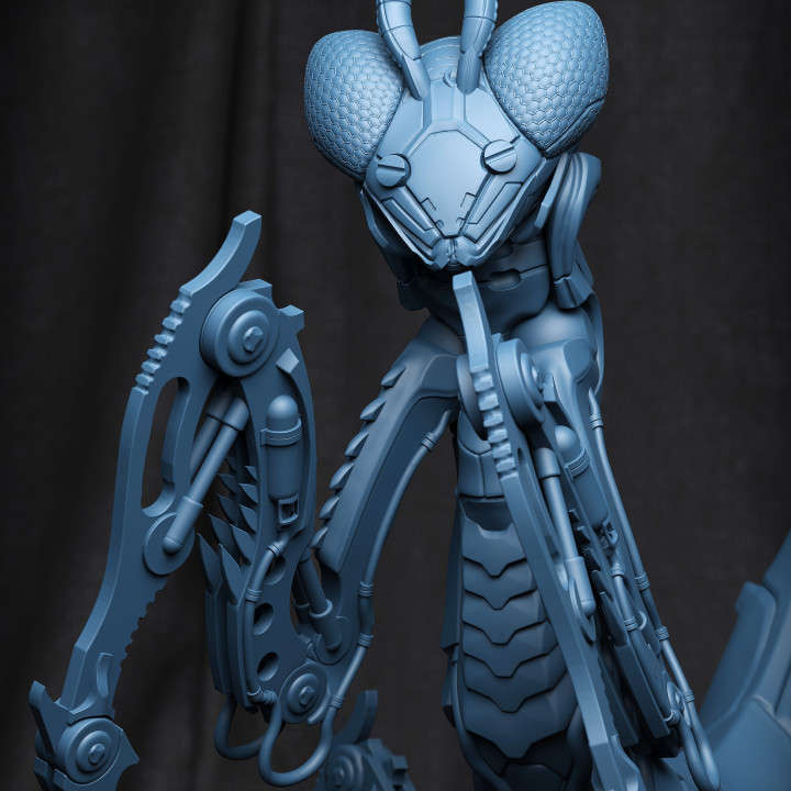 3D Printable Robo-Mantis by Creature Armory