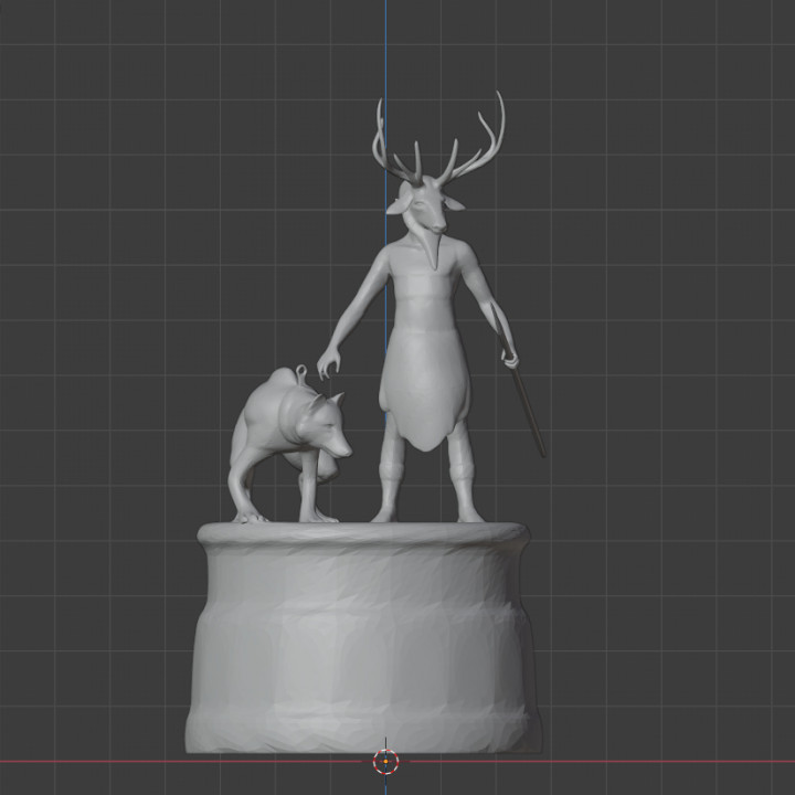 3D Printable Shrine of Hircine by Goodcat3d