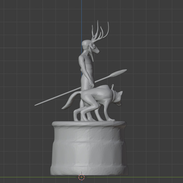 3D Printable Shrine of Hircine by Goodcat3d