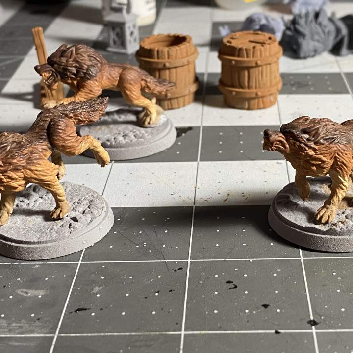 3D Print of Wolf Pack (pre-supported) by SpitFire RX