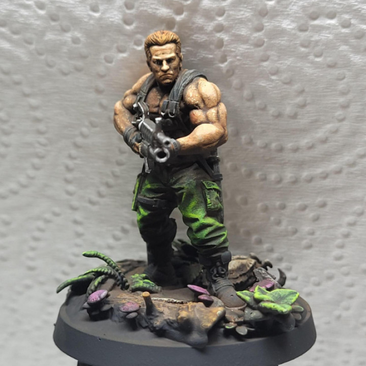 3D Print of HUMAN COLONIAL ANTI HUNTER ARNIE WORCESTERNEGGER by Cainam