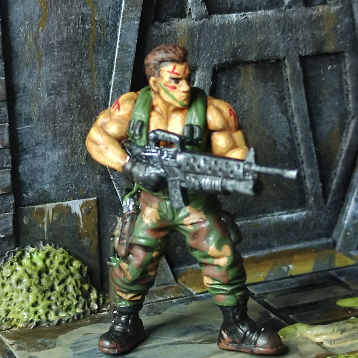 3D Print of HUMAN COLONIAL ANTI HUNTER ARNIE WORCESTERNEGGER by ...