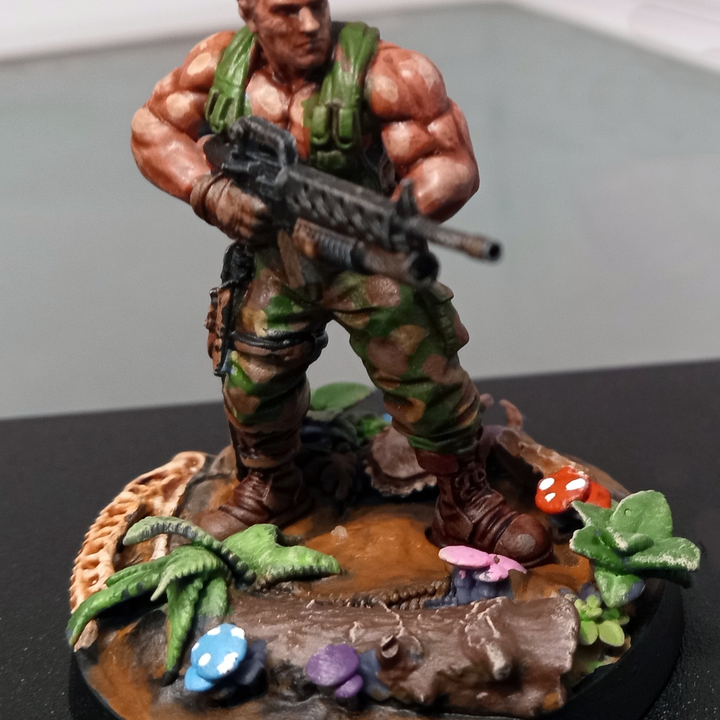 3D Print of HUMAN COLONIAL ANTI HUNTER ARNIE WORCESTERNEGGER by jasonneihoff