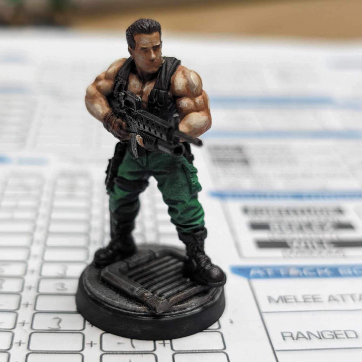 3D Print of HUMAN COLONIAL ANTI HUNTER ARNIE WORCESTERNEGGER by Tarsus84