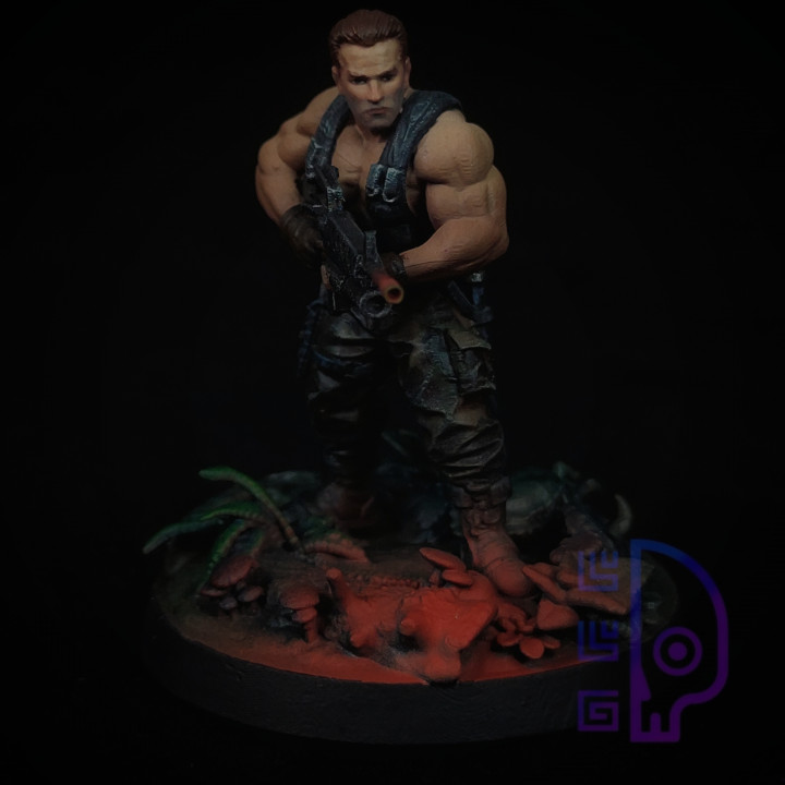 3D Print of HUMAN COLONIAL ANTI HUNTER ARNIE WORCESTERNEGGER by Shauku77