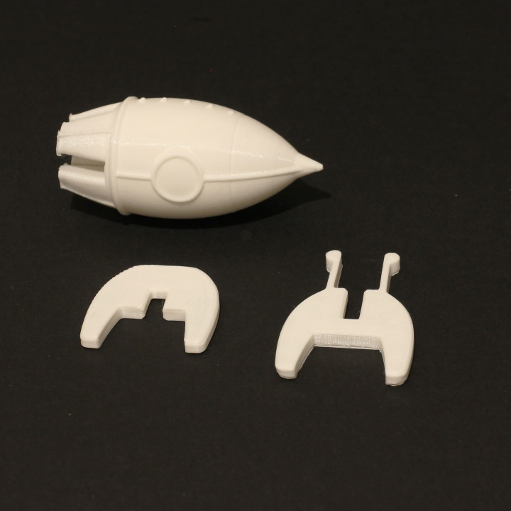 3D Printable Rocket Toy by Alex