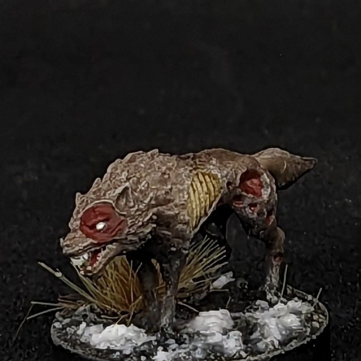 3D Print of Dire Wolf by Raketoped