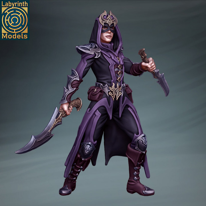 3D Printable Dark Elves Collection - 32mm scale by Labyrinth Models