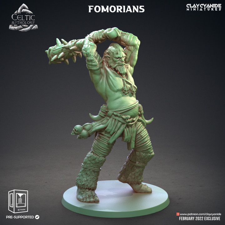 3D Printable Fomorians by Clay Cyanide Miniatures