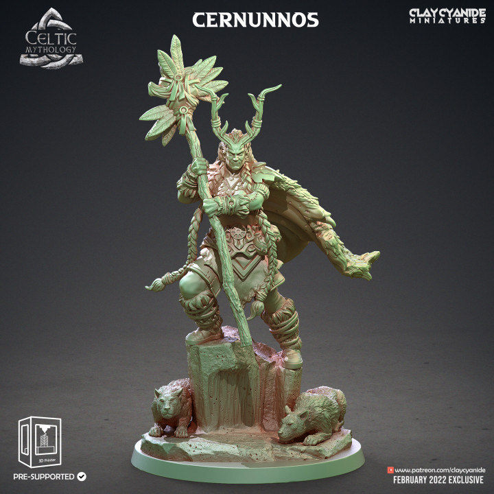 3D Printable CELTIC MYTHOLOGY by Clay Cyanide Miniatures