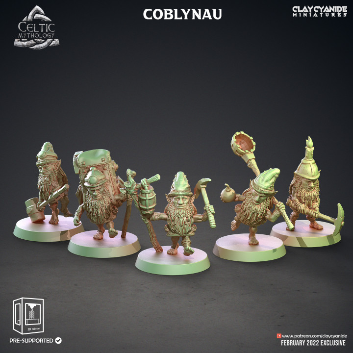 3D Printable CELTIC MYTHOLOGY by Clay Cyanide Miniatures
