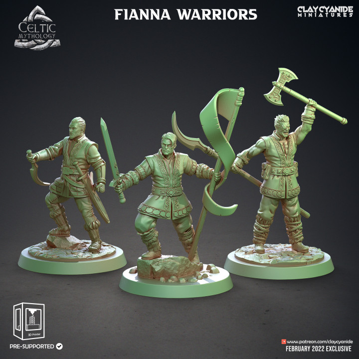 3D Printable CELTIC MYTHOLOGY by Clay Cyanide Miniatures