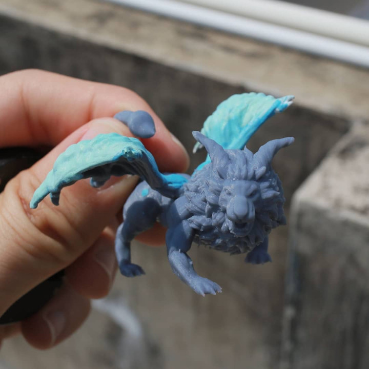 3D Printable Manticore - Pre Supported by Saga Miniatures