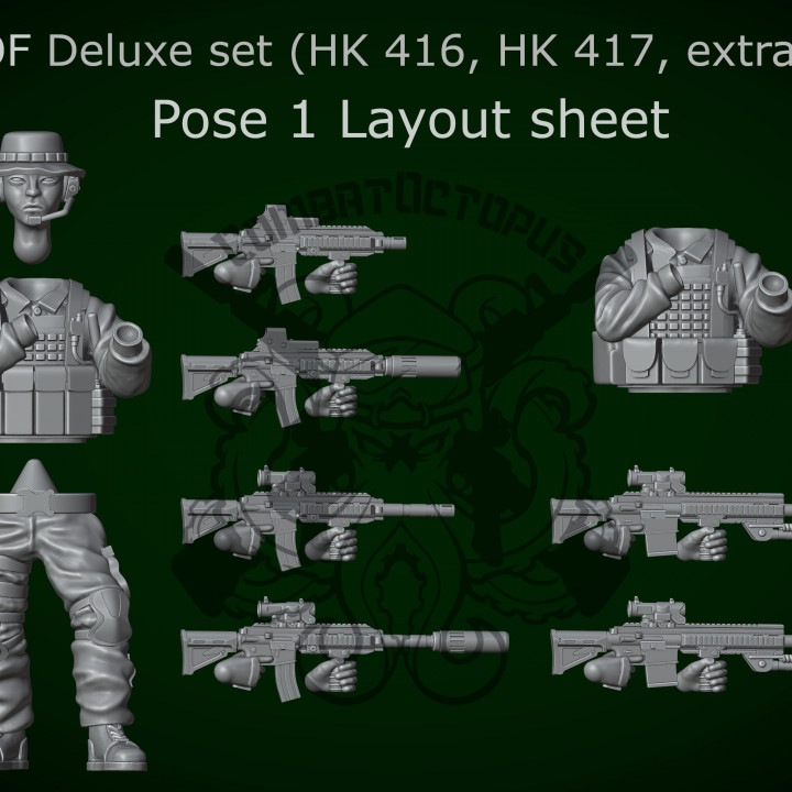 3D Printable Patreon pack 01 - July 2021 - JSDF SOF by CombatOctopus ...