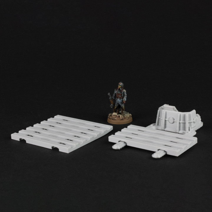 3D Printable Pallet Jack by Tesseract Tomb