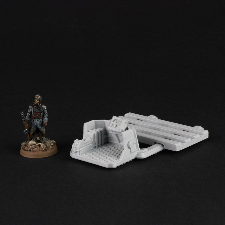 3D Printable Pallet Jack by Tesseract Tomb