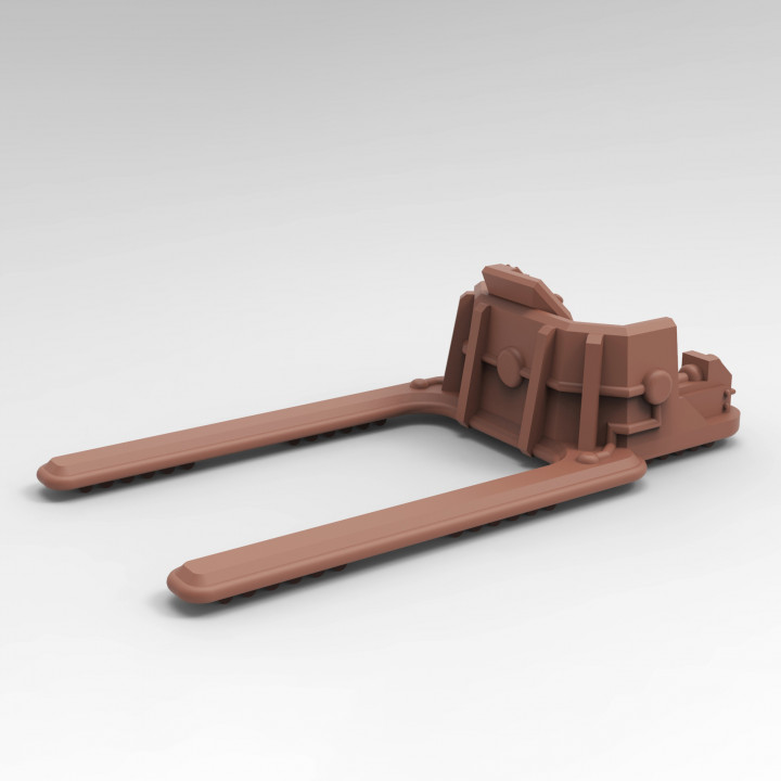 3D Printable Pallet Jack by Tesseract Tomb