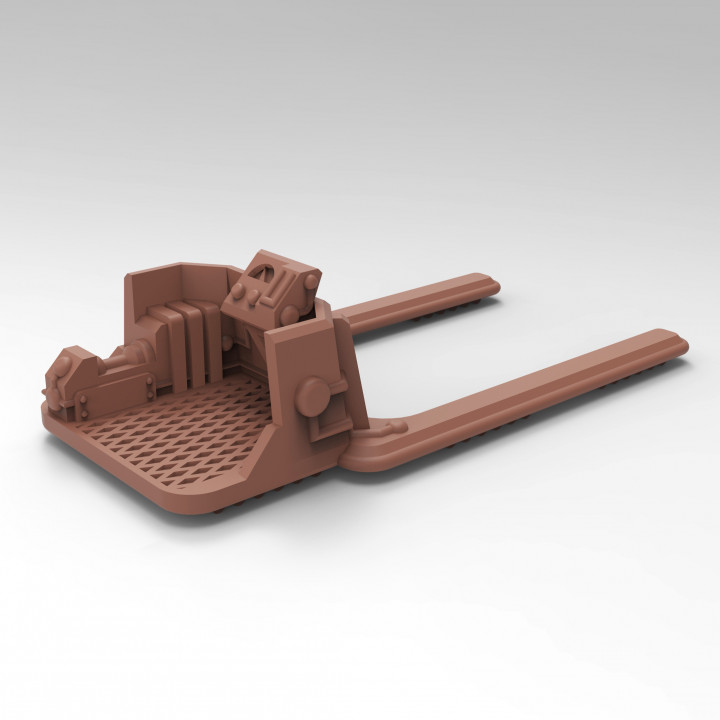 3D Printable Pallet Jack by Tesseract Tomb