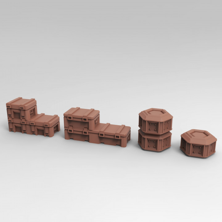3D Printable Stackable Boxes by Tesseract Tomb