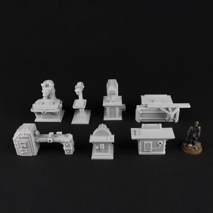 3D Printable Machine Shop by Tesseract Tomb