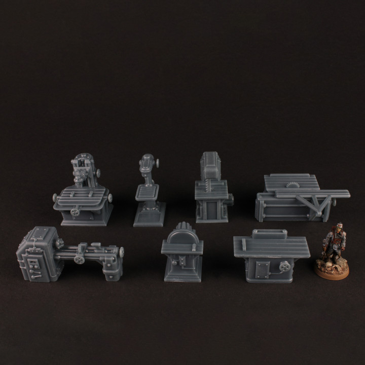 3D Printable Machine Shop by Tesseract Tomb