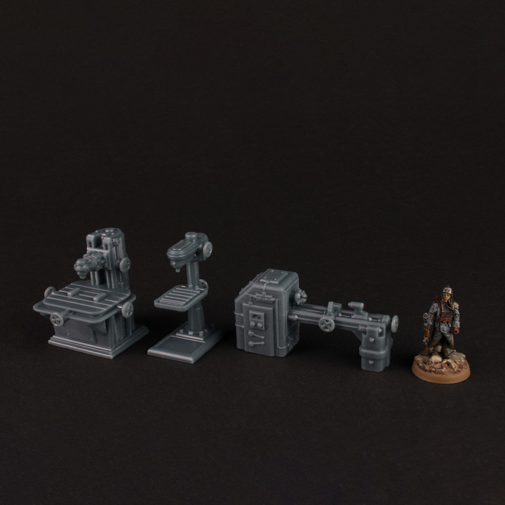 3D Printable Machine Shop by Tesseract Tomb