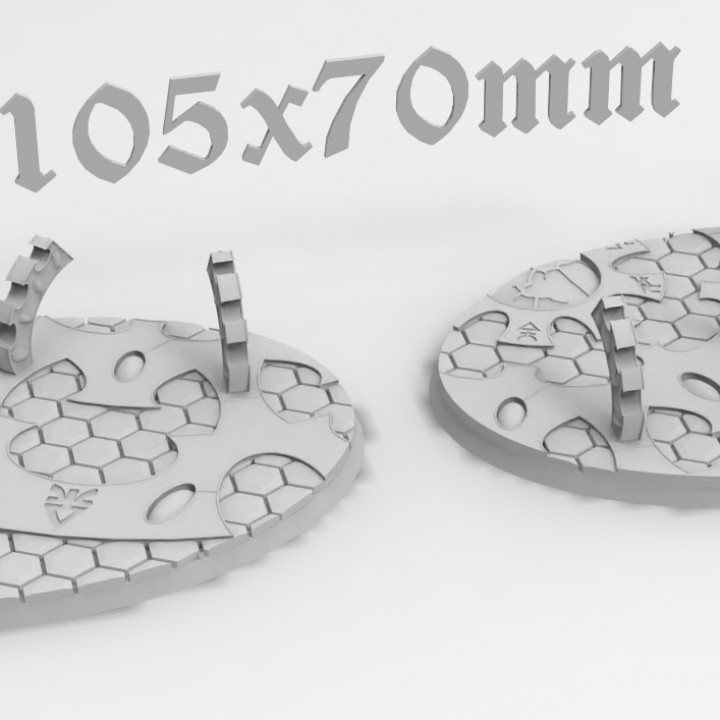 3D Printable Arcane Focus Base Bundle by Badassbases