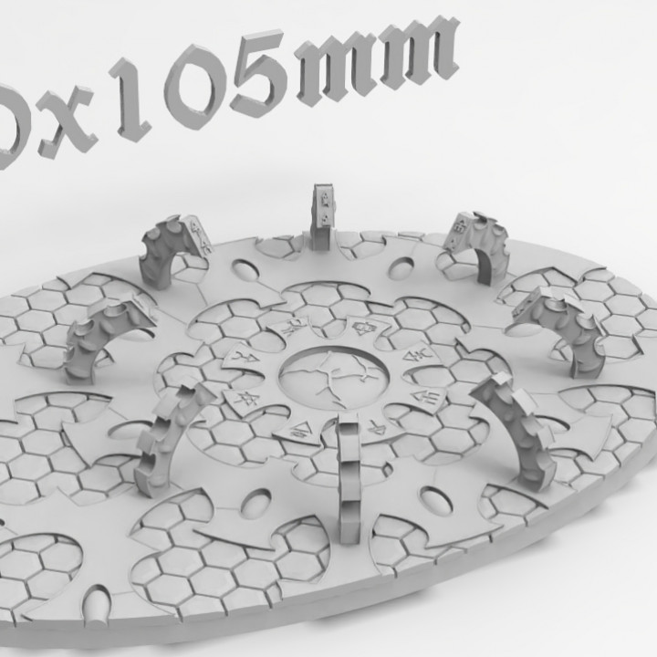 3D Printable Arcane Focus Base Bundle by Badassbases