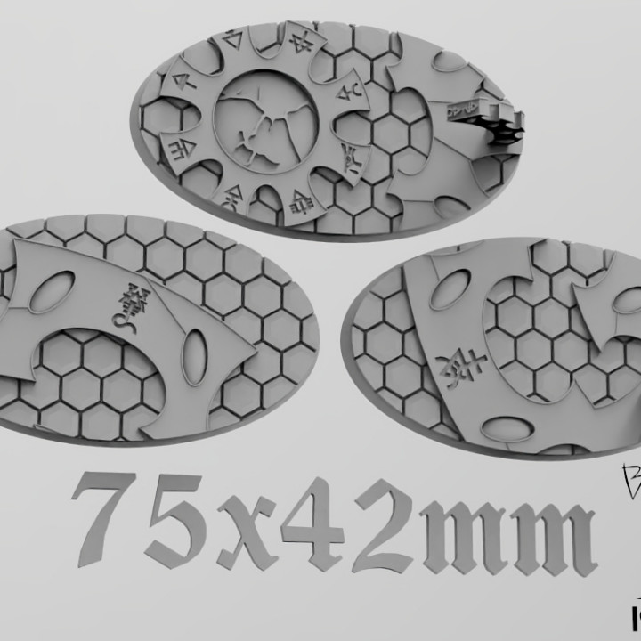 3D Printable Arcane Focus Base Bundle by Badassbases