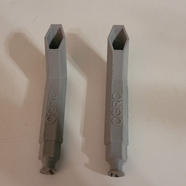 3D Printable CGRC stack Hex 100 by Chris Griggs