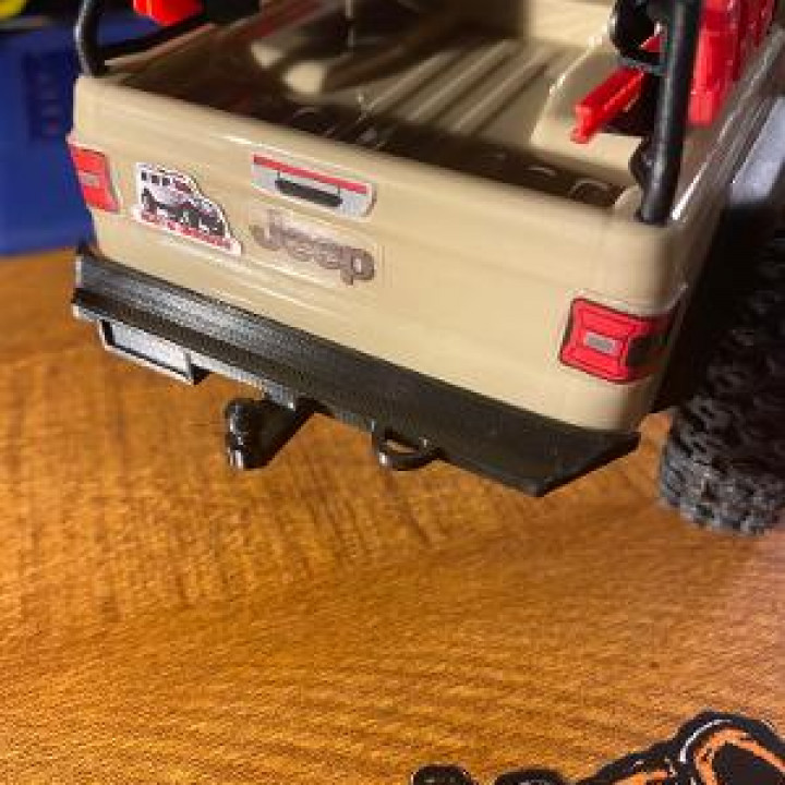 3D Printable SCX24 Gladiator Read Bumper by Matt A