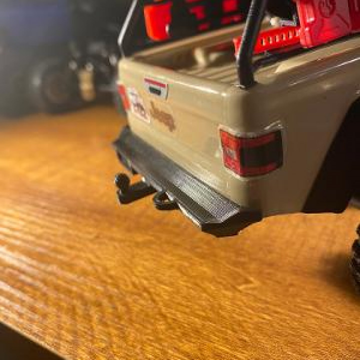 3D Printable SCX24 Gladiator Read Bumper by Matt A