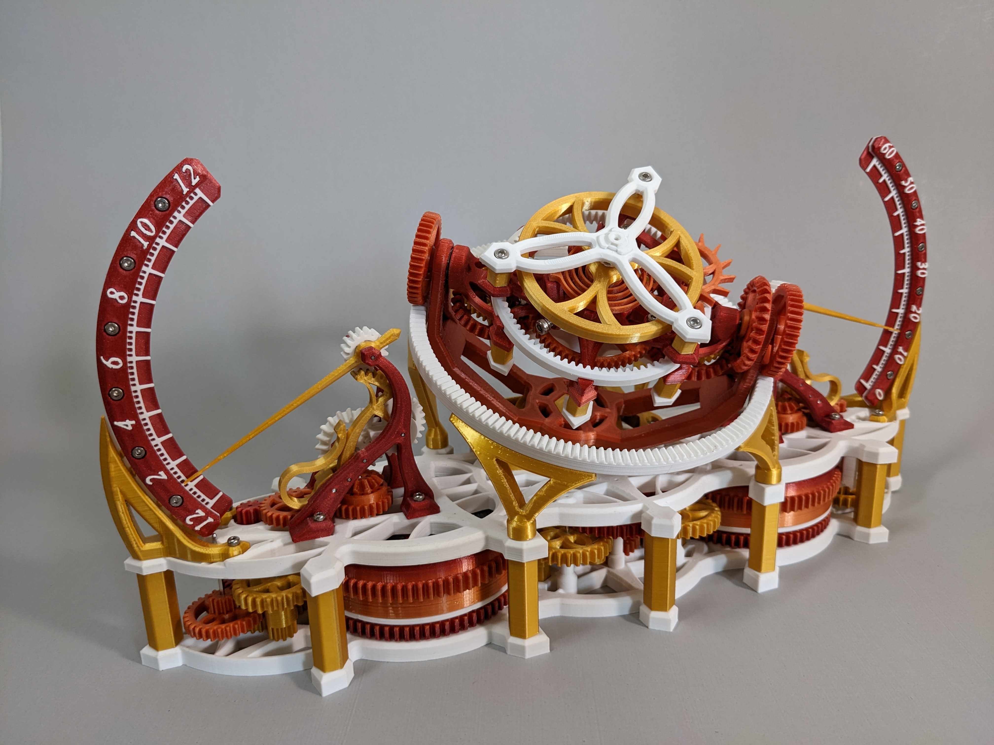 3D Printable Tourbillon Mechanica Tri-Axial by Dan