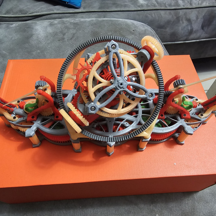 3D Print of Tourbillon Mechanica Tri-Axial by bennyvoks