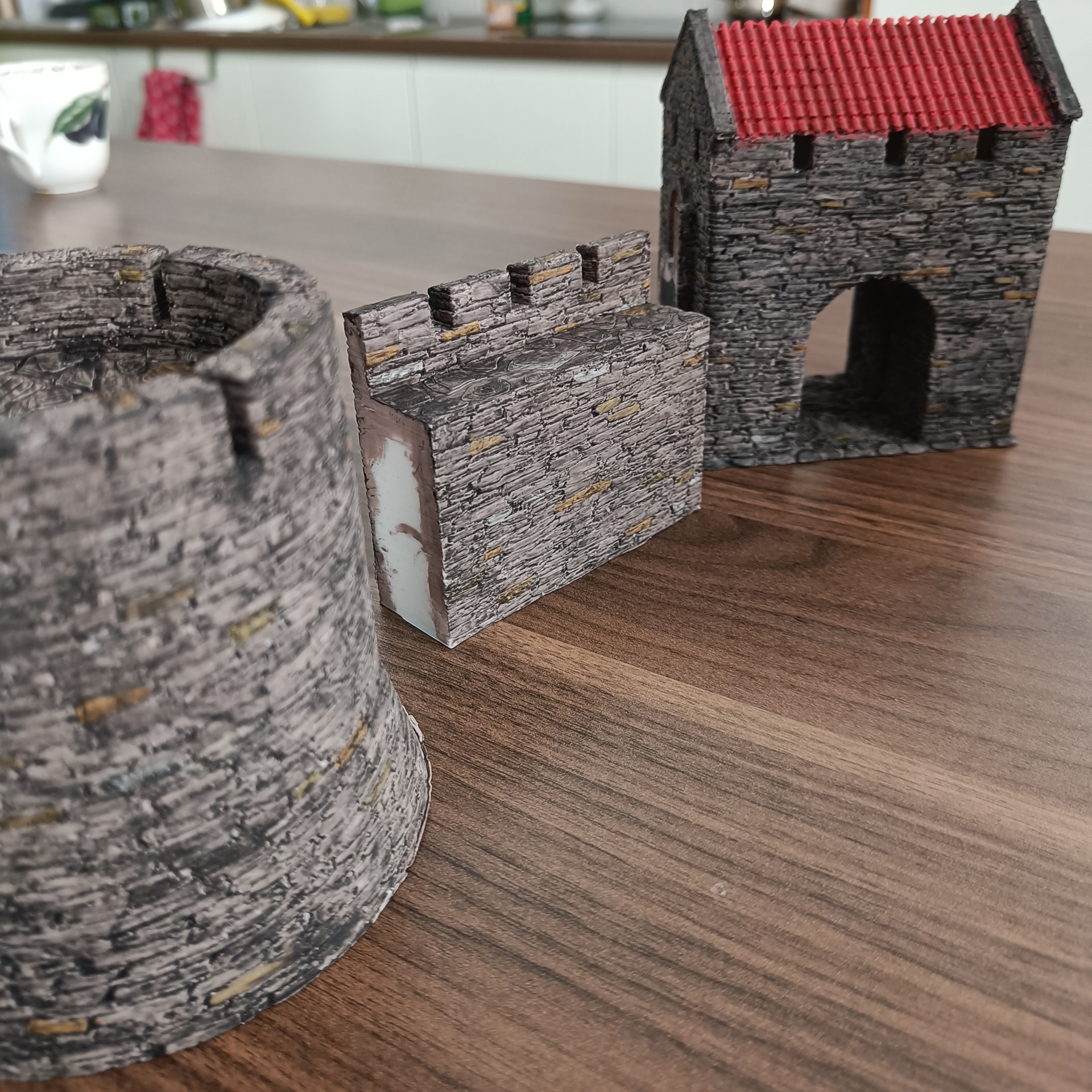 3D Printable Modular Medieval Castle system - Walls 1 by Northern ...