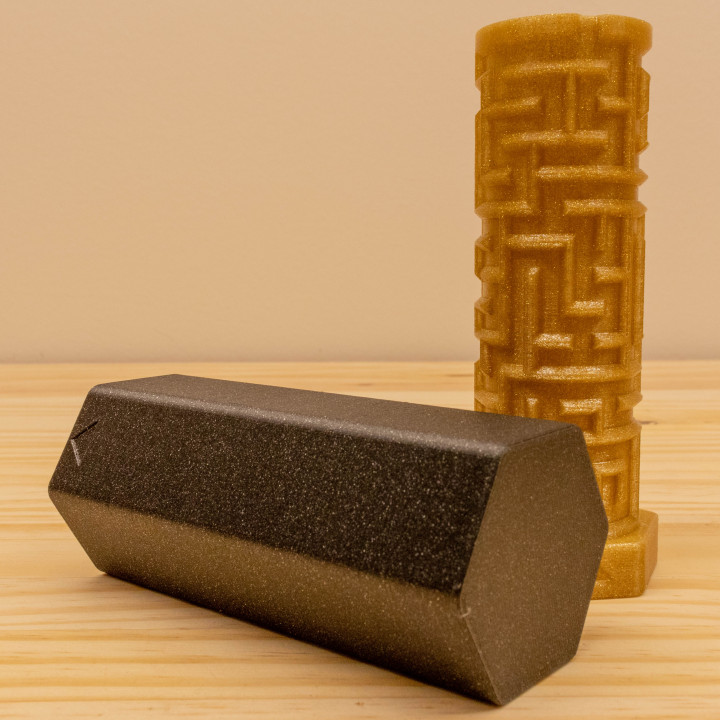 3D Printable Labyrinth Puzzle Gift Box by Zachary Lance