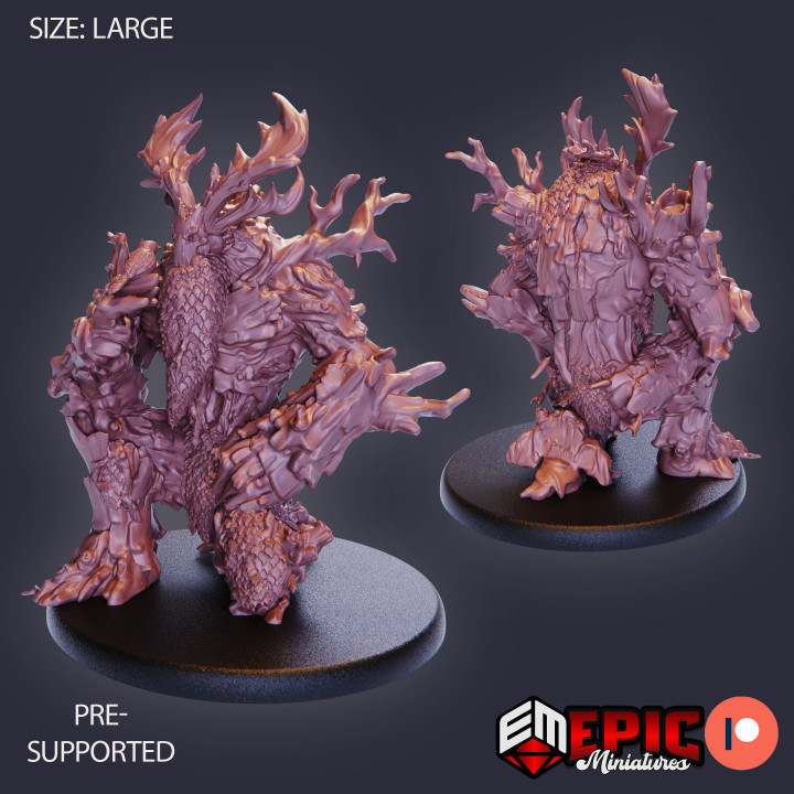3D Printable Elder Treant Set / Forest Spirit / Tree Creature ...