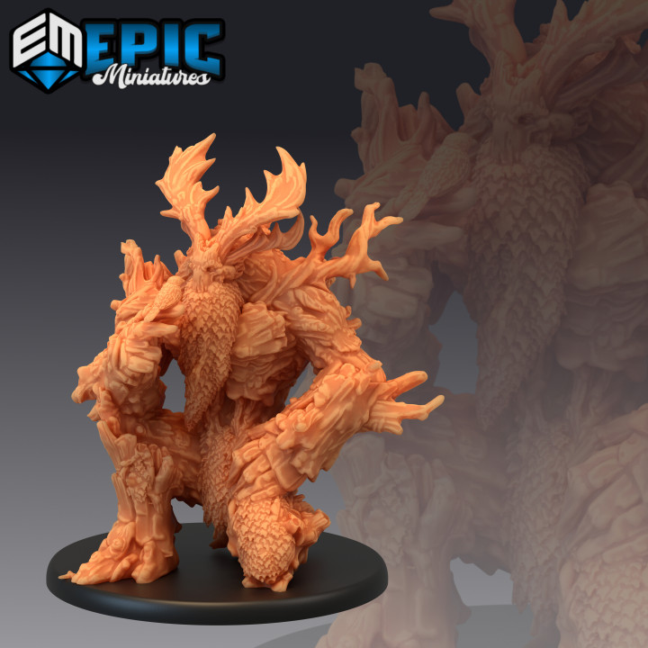 3D Printable Elder Treant Set / Forest Spirit / Tree Creature ...